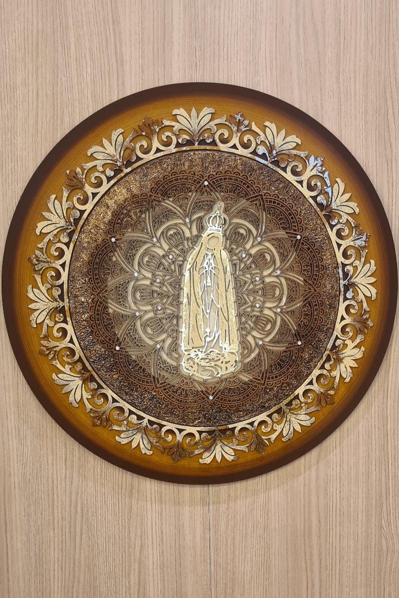 Mandala Nossa Senhora de Fátima da Padrão na cor Padrão